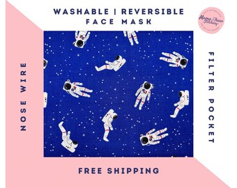 Astronaut Face Mask | Etsy