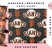 San Francisco Giants MLB Baseball Pleated Face Mask | Washable ...