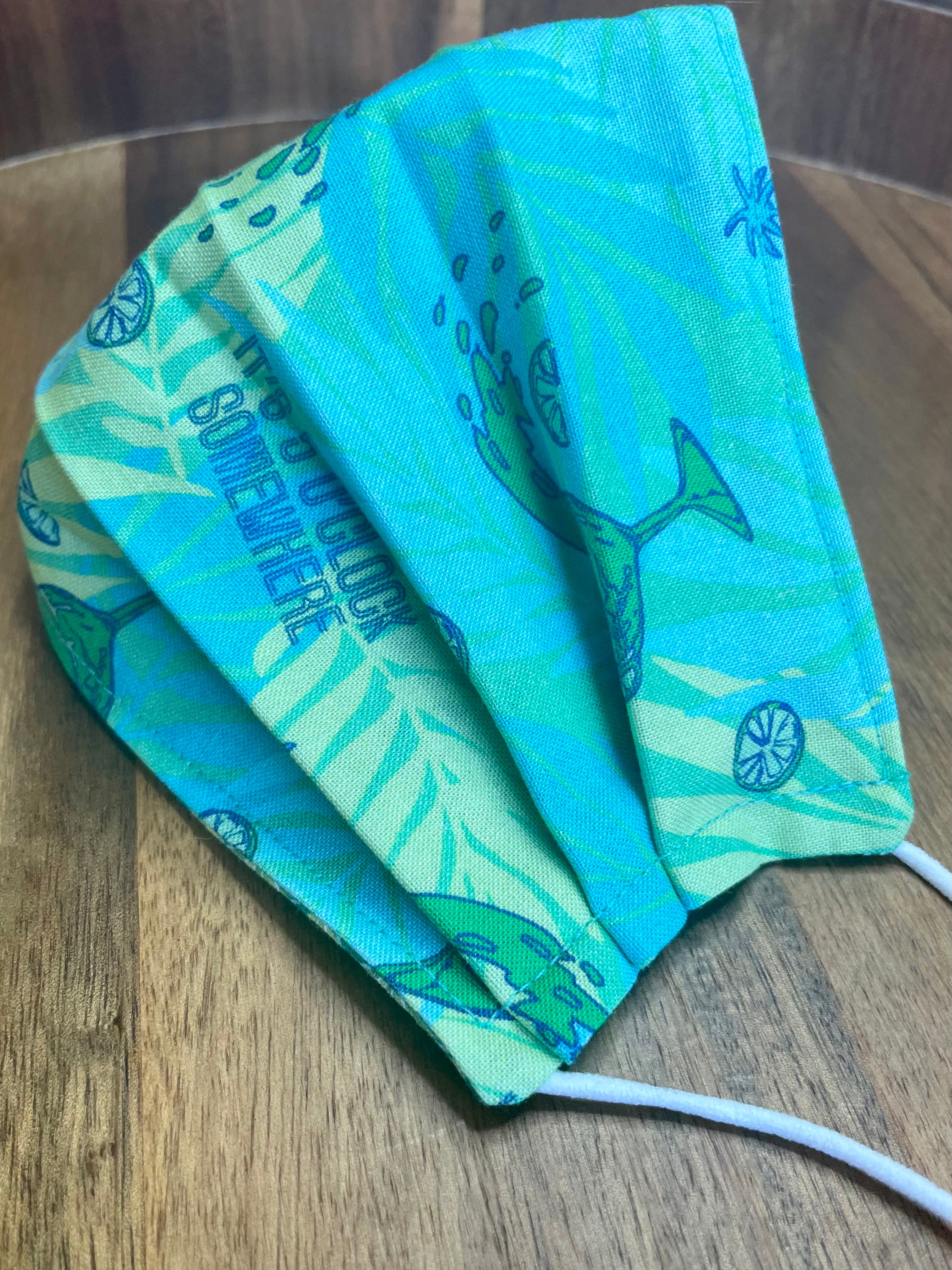 Margaritaville Jimmy Buffet Summer Face Mask Washable | Etsy