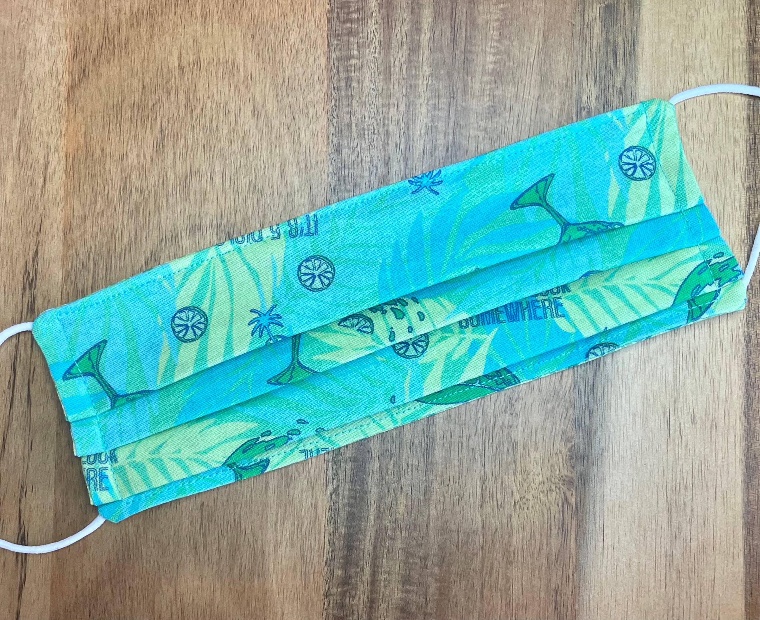 Margaritaville Jimmy Buffet Summer Face Mask Washable | Etsy