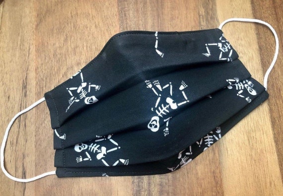 Boney Skeleton X-ray Tech Face Mask Washable Reusable - Etsy