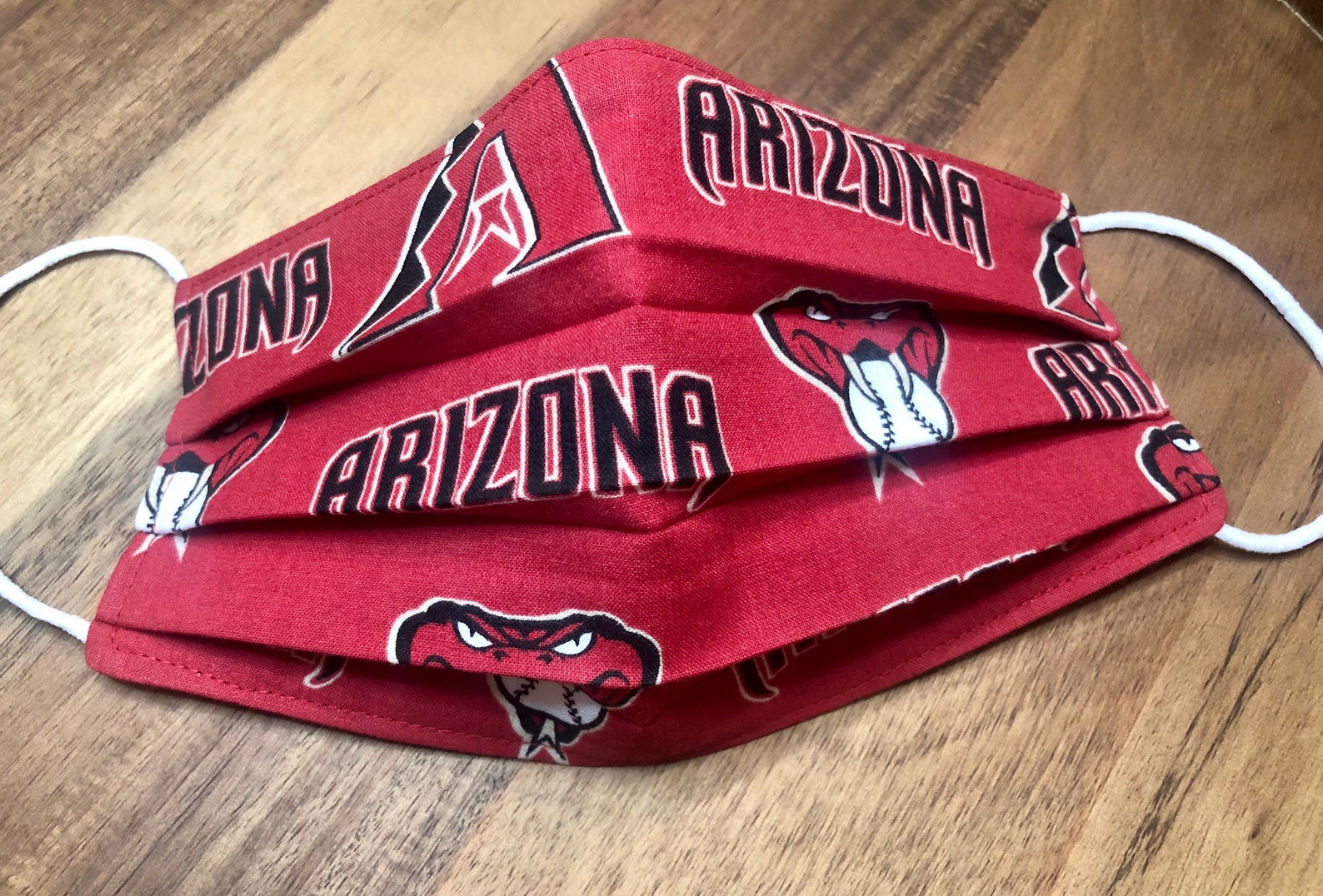 AZ Diamondbacks MLB Baseball Face Mask Adjustable Nose Wire | Etsy