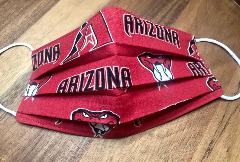 AZ Diamondbacks MLB Baseball Face Mask Washable Reusable - Etsy
