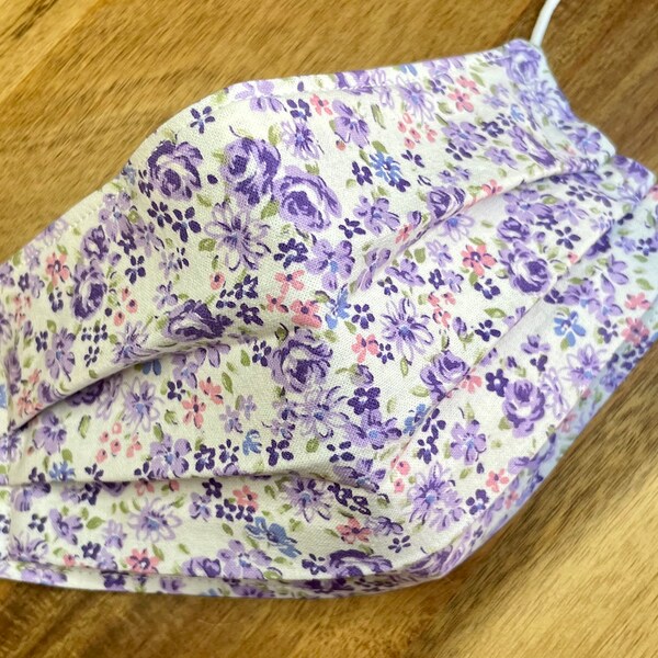 Floral Face Mask - Etsy