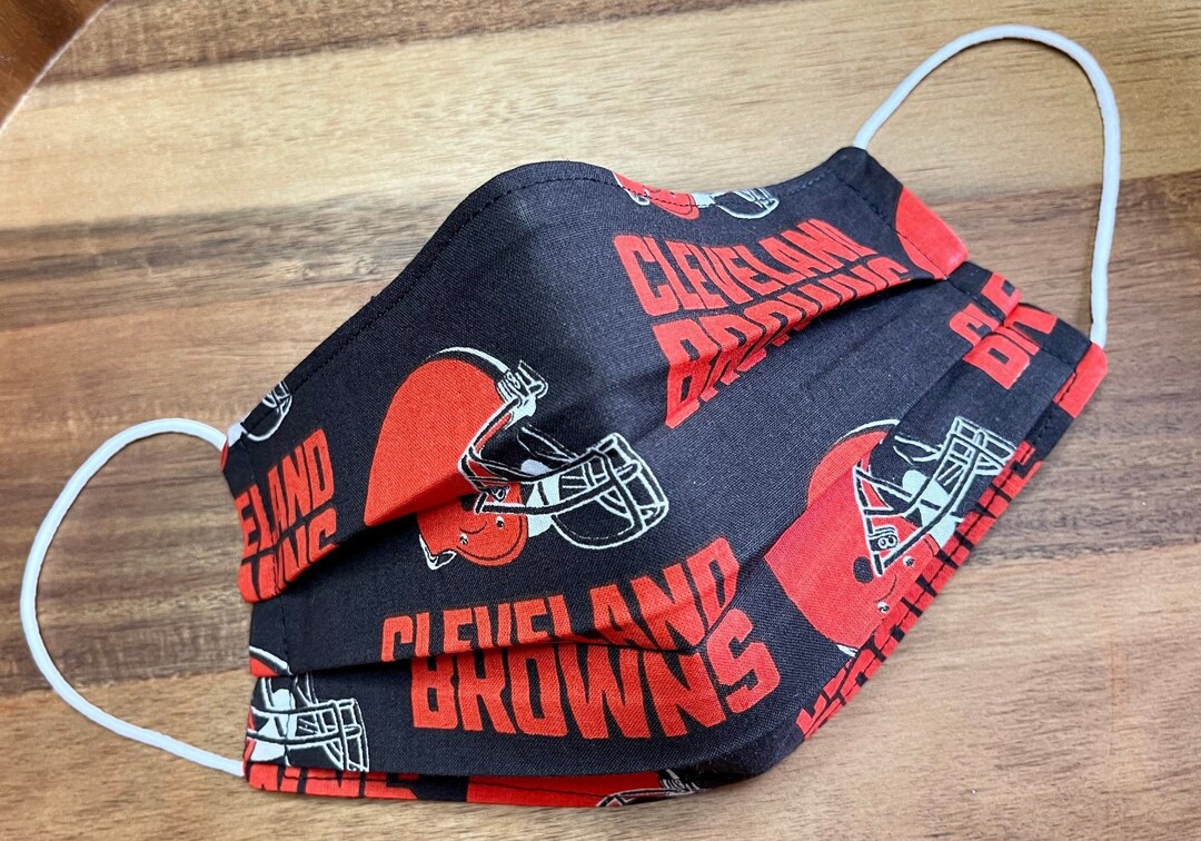 Cleveland Browns NFL Football Face Mask | Washable, Reusable ...