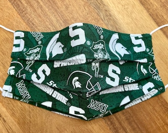 Msu Spartans Mask - Etsy