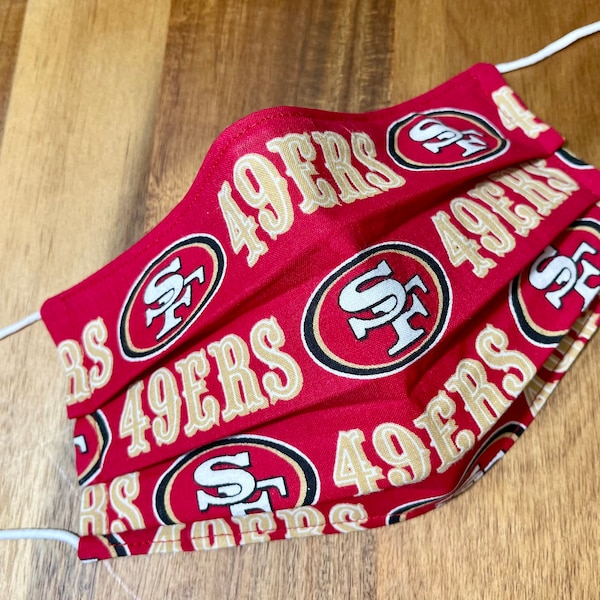 San Francisco 49ers Face Mask - Etsy