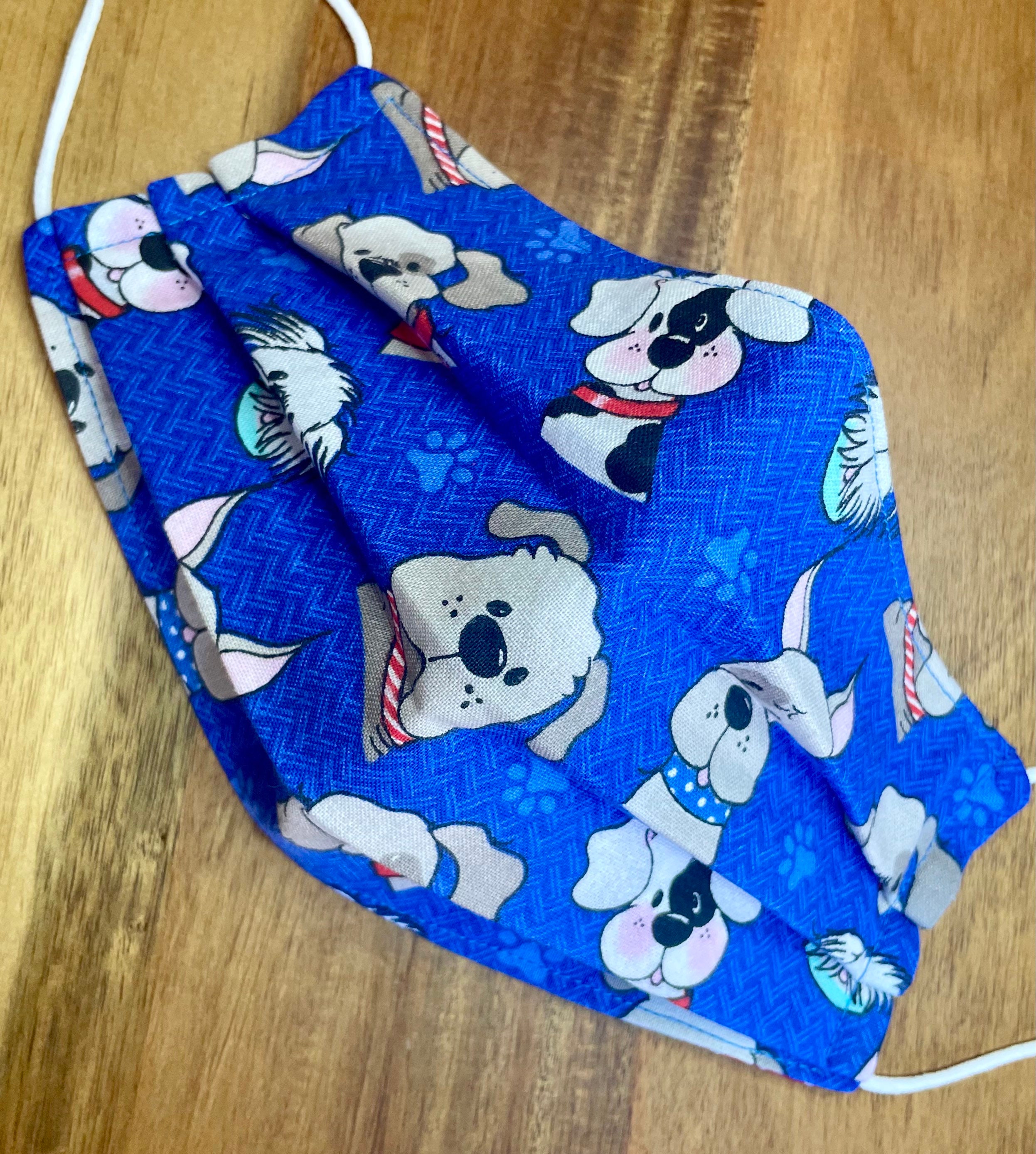 Dog Gone It Pleated Face Mask | Washable, Reusable, Reversible ...