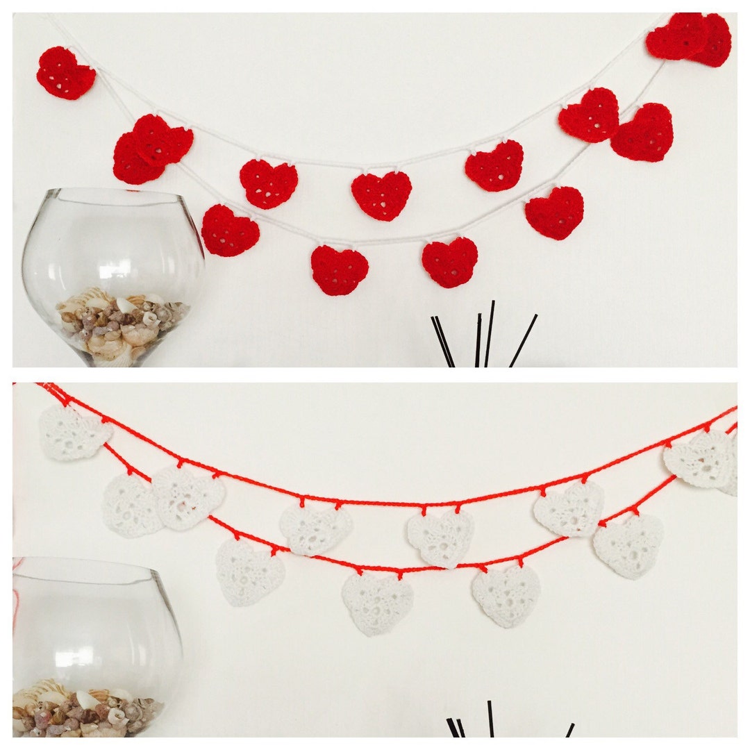 Bunting of Hearts, Valentine's Day Love Heart Bunting, Occasion ...