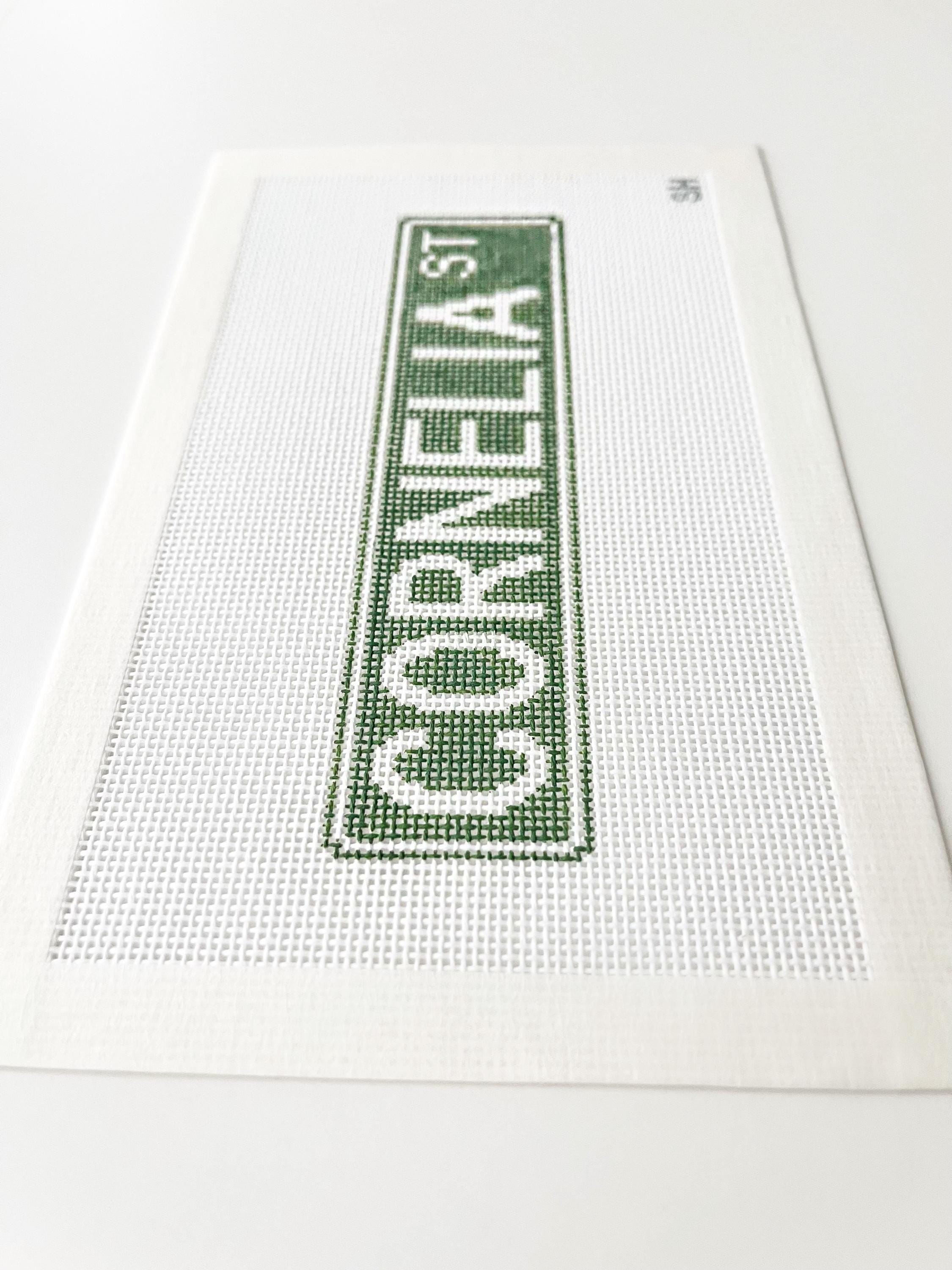 Cornelia Street Needlepoint Hand-painted Canvas - Etsy
