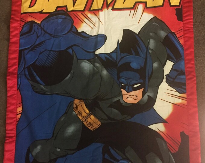 Batman Crib Size Quilt - Etsy