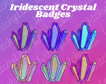 Crystal Sub Badges - Etsy