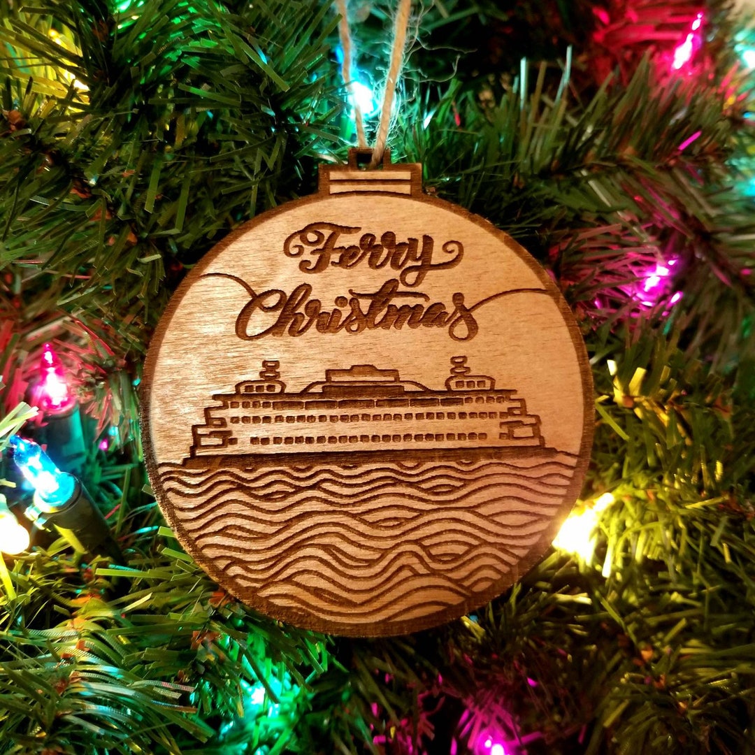 Staten Island Ferry Christmas Ornament - Etsy