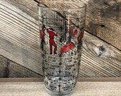 Cocktail Recipe Glass Red/black - Etsy