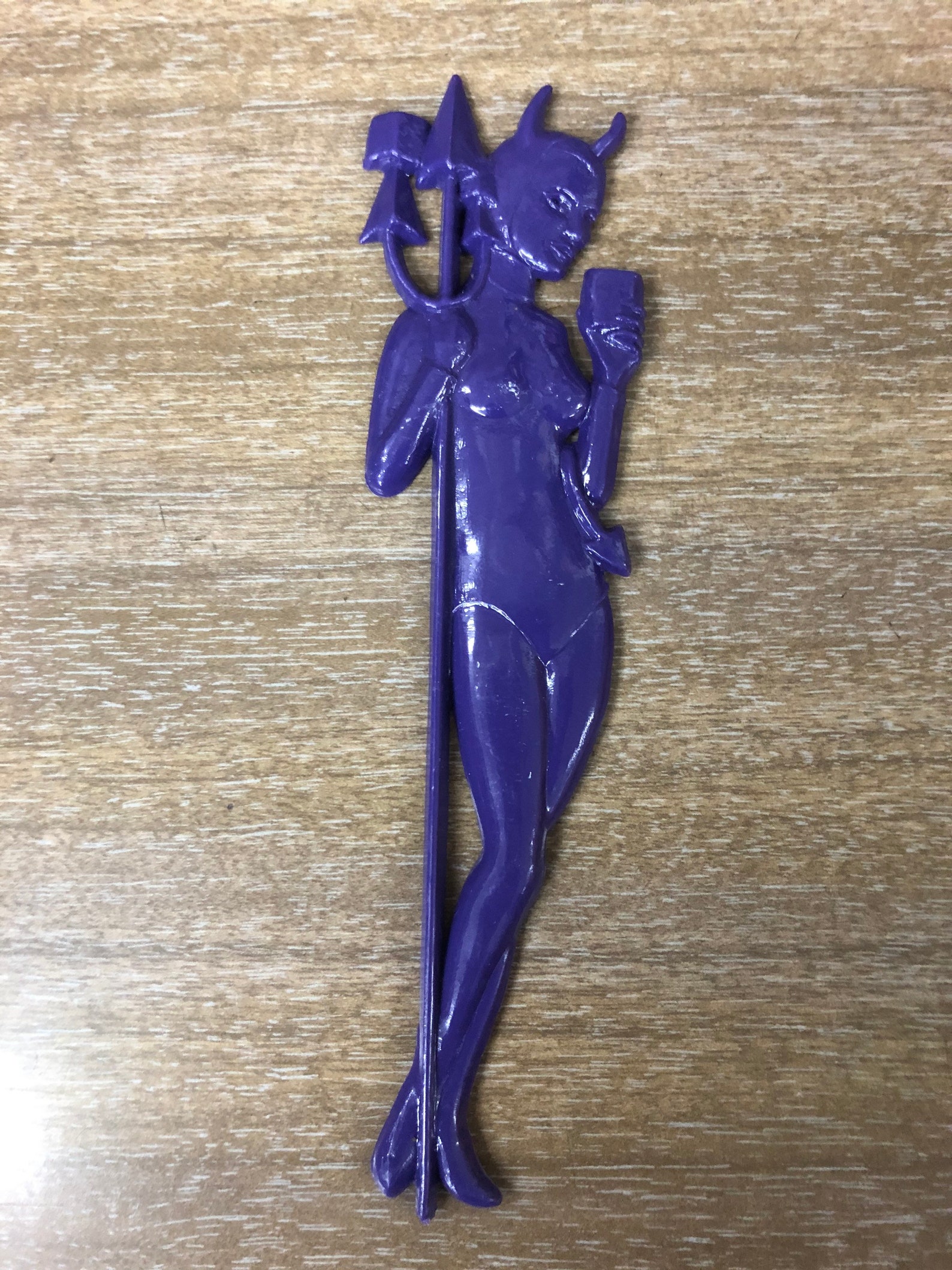 Set/6 Smirnoff Vodka the Vampire Gimlet Cocktail Stir Sticks / Purple ...