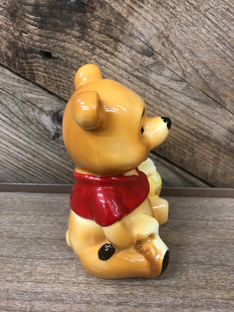 Winnie the Pooh Figurine / Disney Pooh Bear Ceramic Figurine / - Etsy