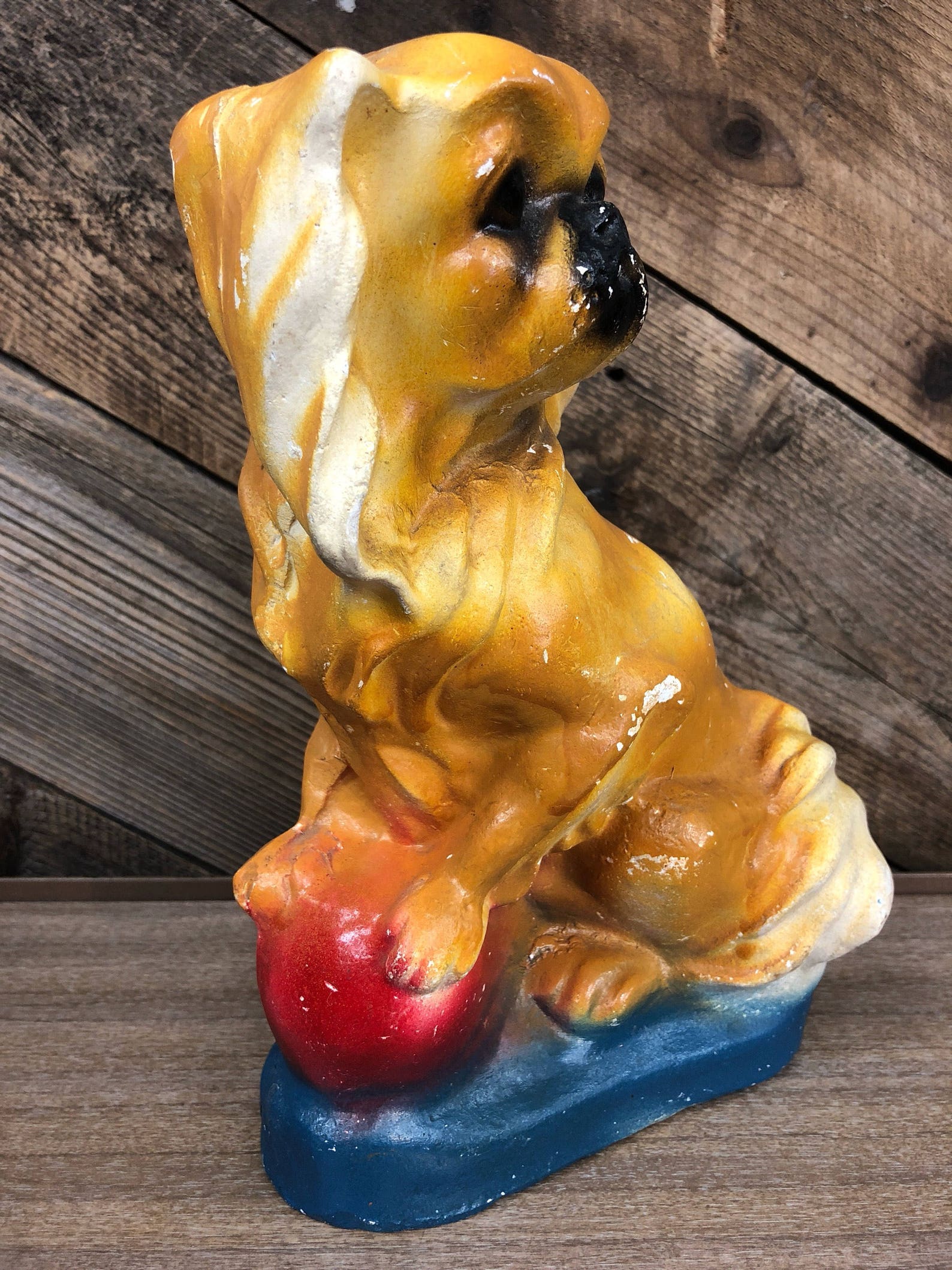 Chalkware King Charles Spaniel Figurine - Etsy