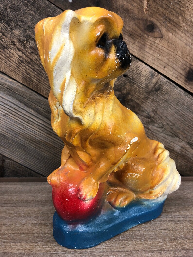 Chalkware King Charles Spaniel Figurine - Etsy