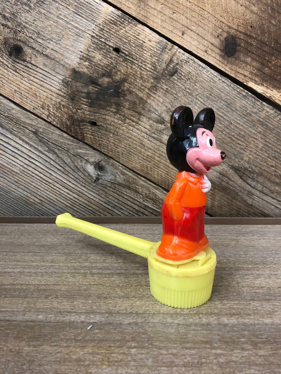 Mickey Mouse Bubble Pipe Toy / Vintage Disney Hong Kong Plastic Toy ...