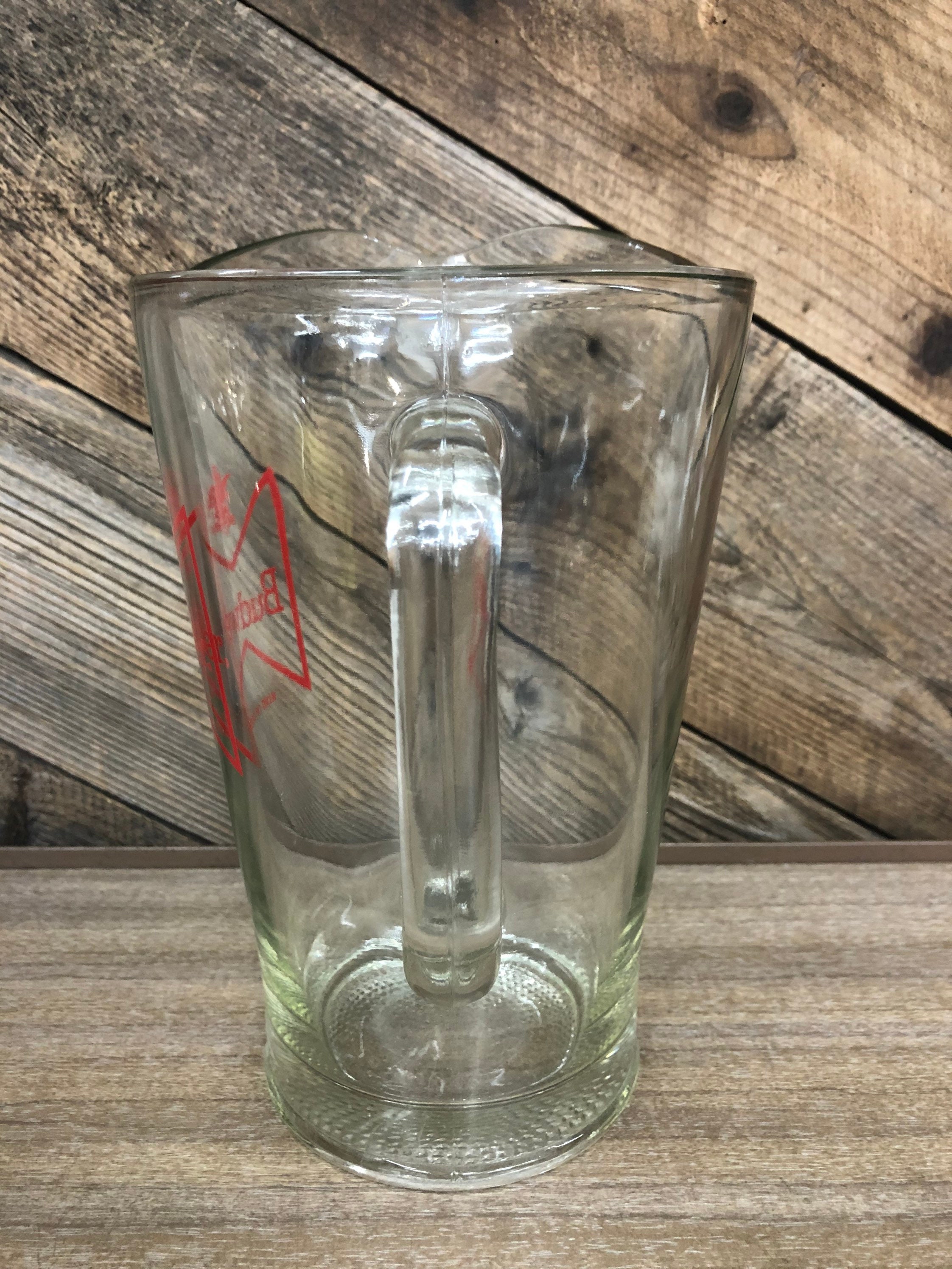 Budweiser Beer Glass Pitcher / Vintage Budweiser Beer Serving | Etsy