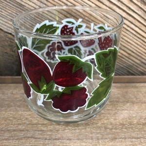 Berry Print Juice Glasses, Set of 8 - Etsy