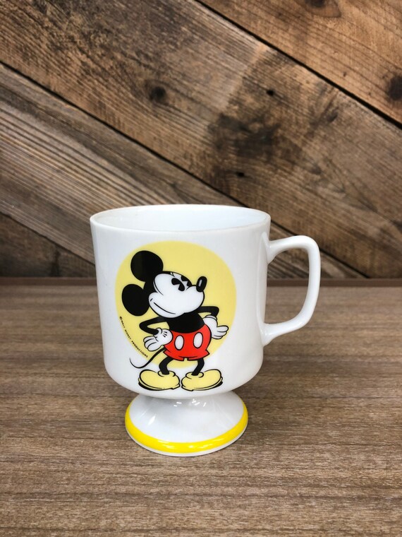 Mickey Mouse Coffee Mug / Vintage Mickey Mouse Mug Teacup / | Etsy