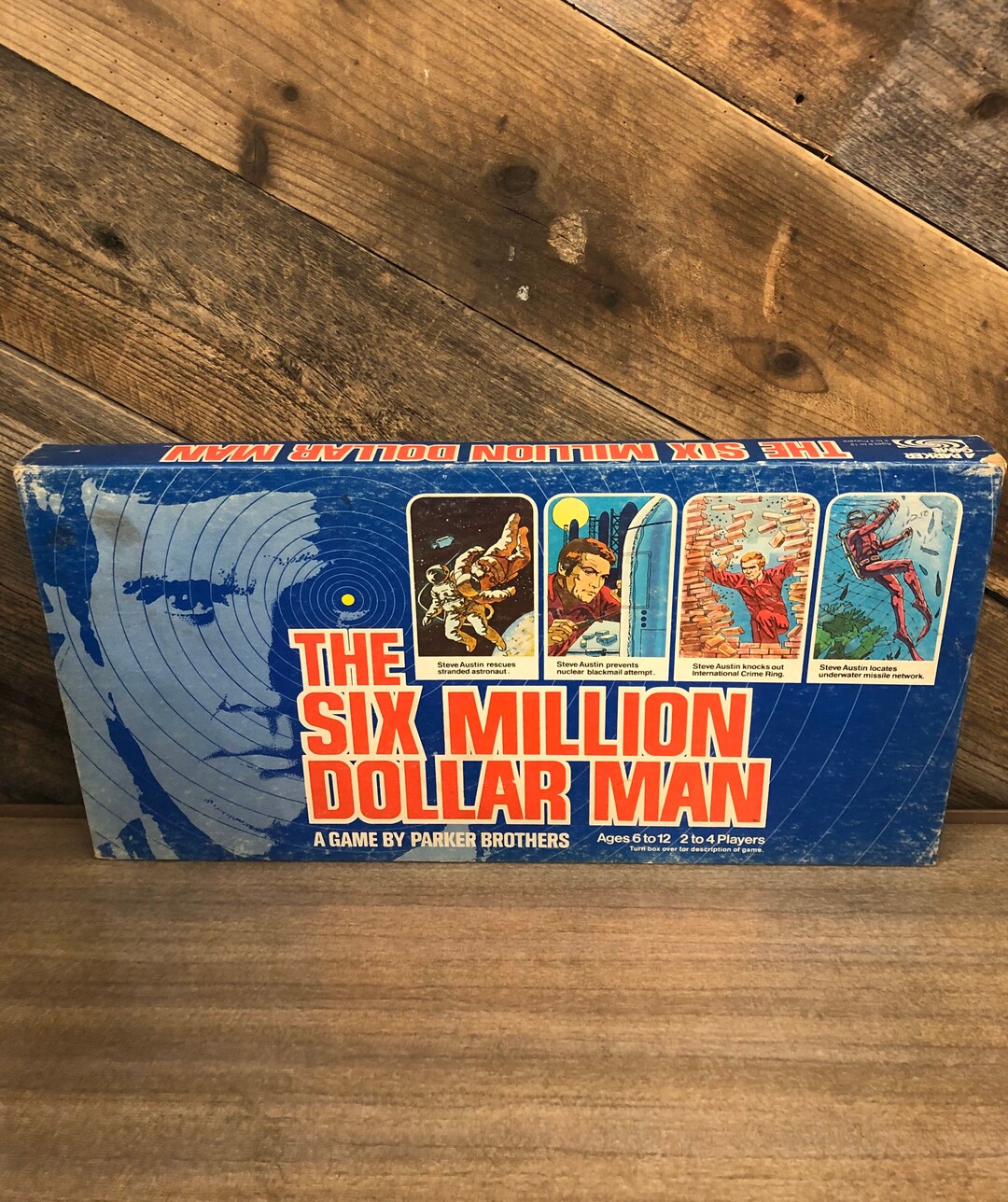 The Six Million Dollar Man Board Game 1975 / Vintage Parker Brothers ...