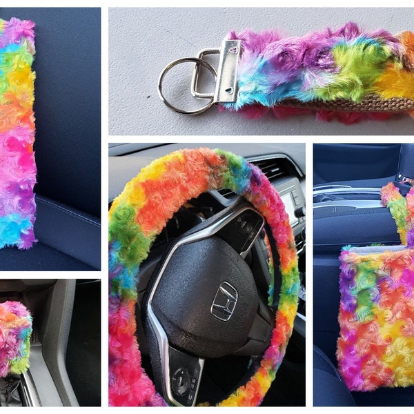 Fuzzy Steering Wheel Cover - Etsy
