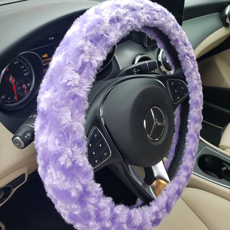 Fur Plush Steering Wheel Cover - Etsy