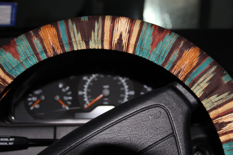 Azteca Steering Wheel Cover . Tribal Wheel Cover . Unisex Steering ...