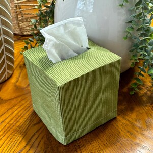 Fabric Tissue Box Cover. Square Tissue Box Cover. Tissue Box Cover ...