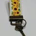 Sunflowers Key Fob/ Beige Floral Key Wristlet / Key - Etsy