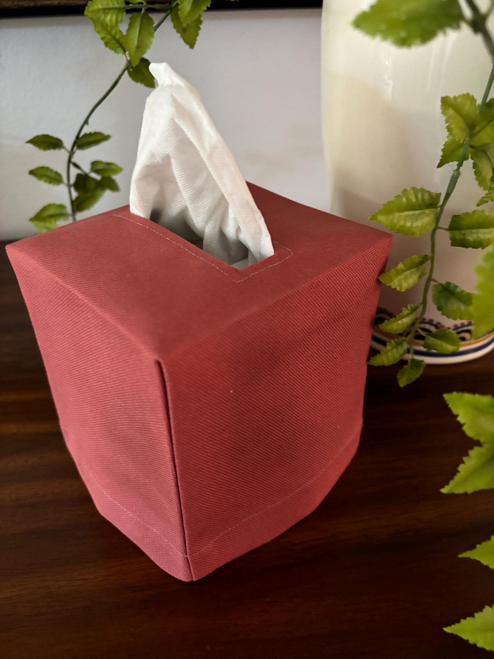 Fabric Tissue Box Cover. Square Tissue Box Cover. Tissue Box Cover ...