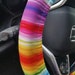 NEW Rainbow Colors Steering Wheel Cover/ Multi-color Wheel Cover ...