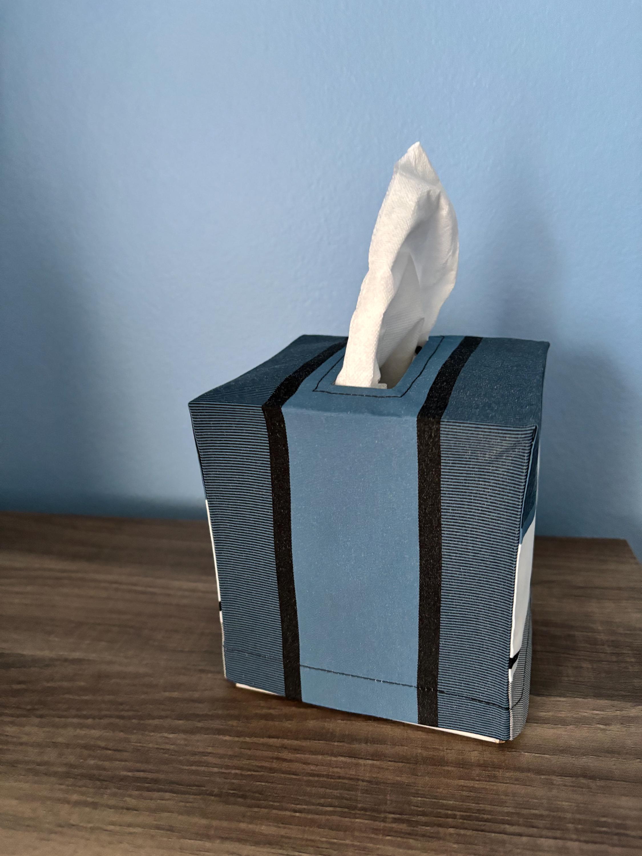 Fabric Tissue Box Cover. Square Tissue Box Cover. Tissue Box Cover ...