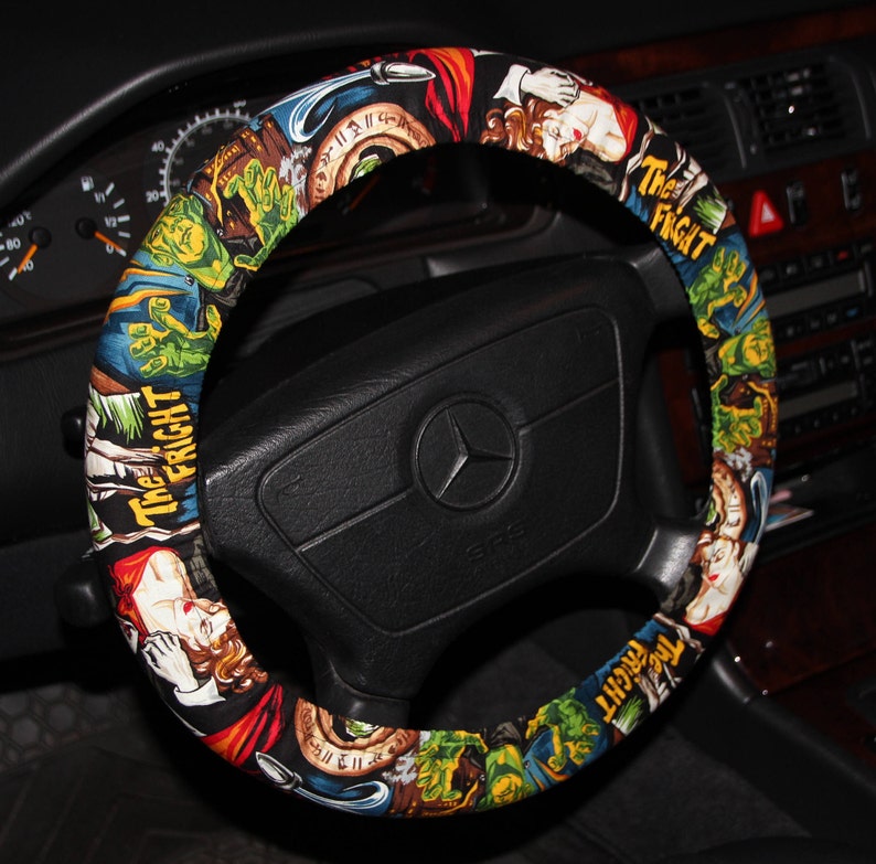 Horror Movie Poster Greats /Steering Wheel Cover / Seat Belt | Etsy