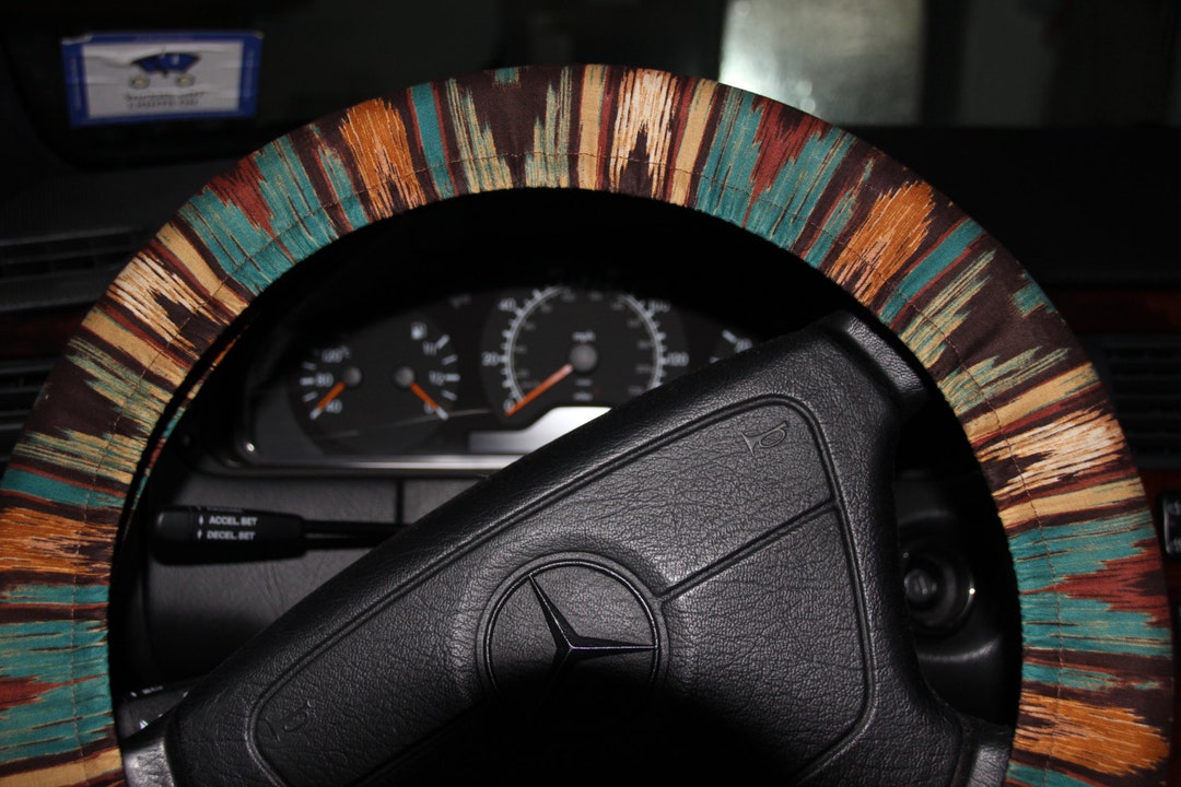 Azteca Steering Wheel Cover . Tribal Wheel Cover . Unisex Steering ...