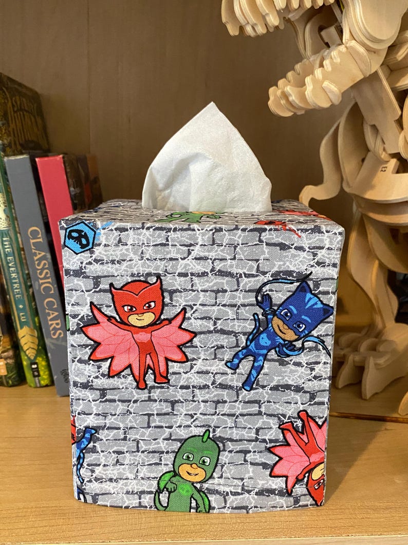 Cotton Tissue Box Cover. Square Tissue Box Cover. Tissue Box Cover ...