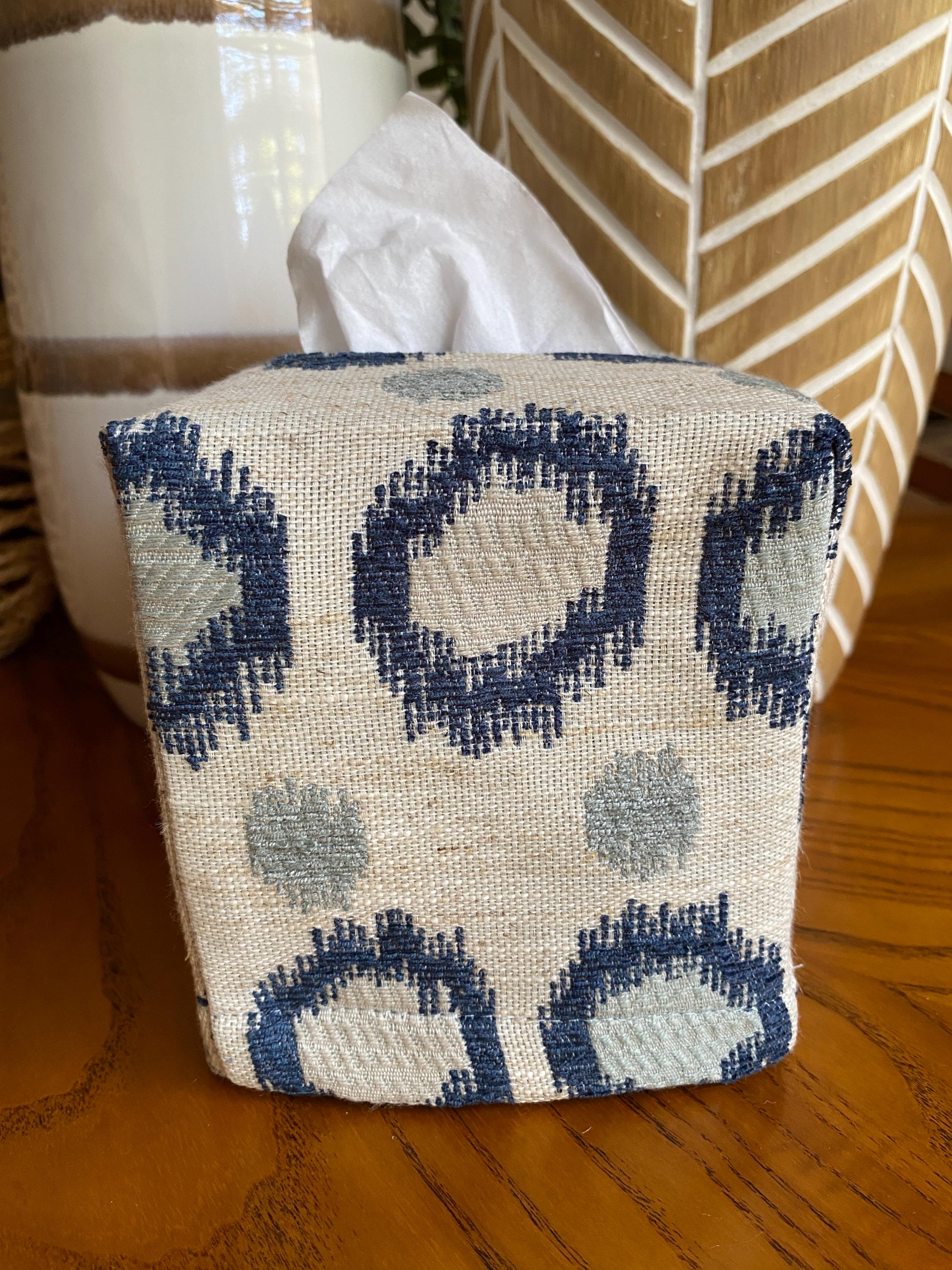 Fabric Tissue Box Cover. Square Tissue Box Cover. Tissue Box Cover ...