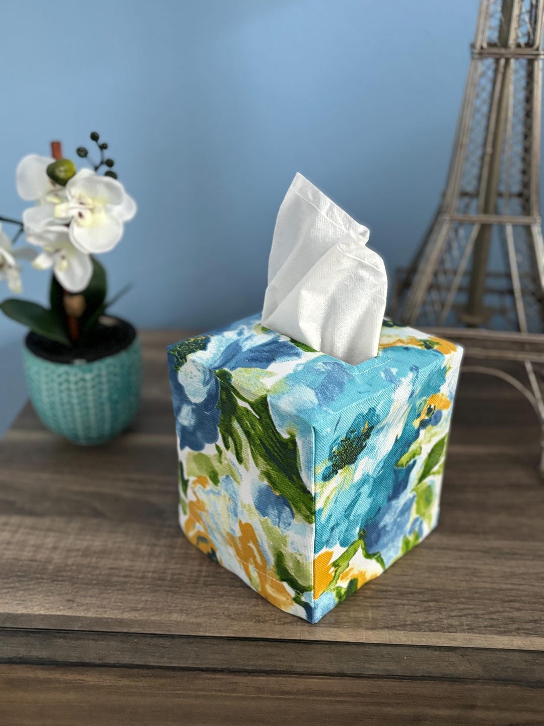 Fabric Tissue Box Cover. Square Tissue Box Cover. Tissue Box Cover ...