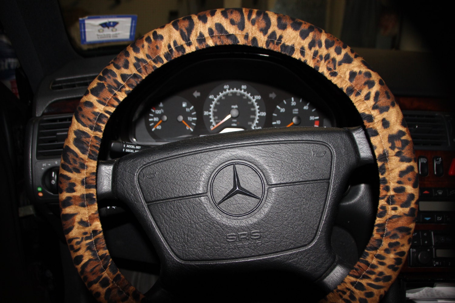 Leopard Steering Wheel Cover - Animal Print Wheel Cover - Car ...