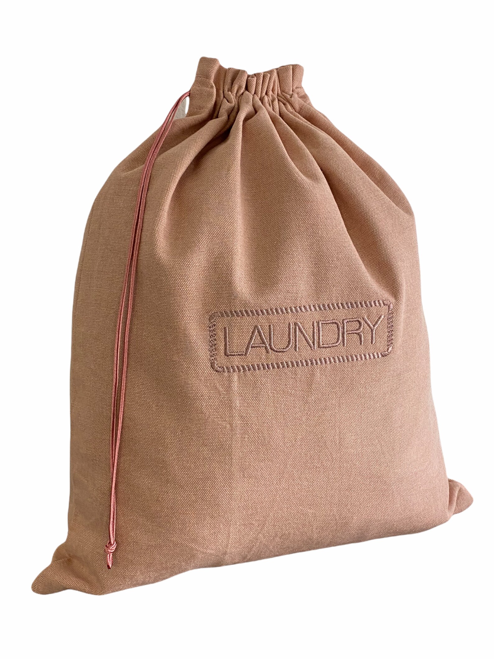 Linen Laundry Bag - Embroidered Laundry Bag - Linen Bag - Travel Canvas ...