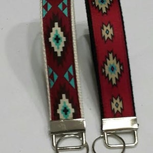Tribal Key Fob Wristlet / Aztec Key Fob / Tribal Key Wristlet / Tribal ...