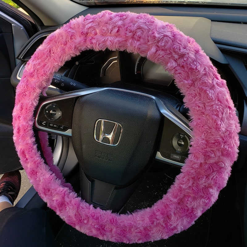Fuzzy Steering Wheel Cover - Etsy