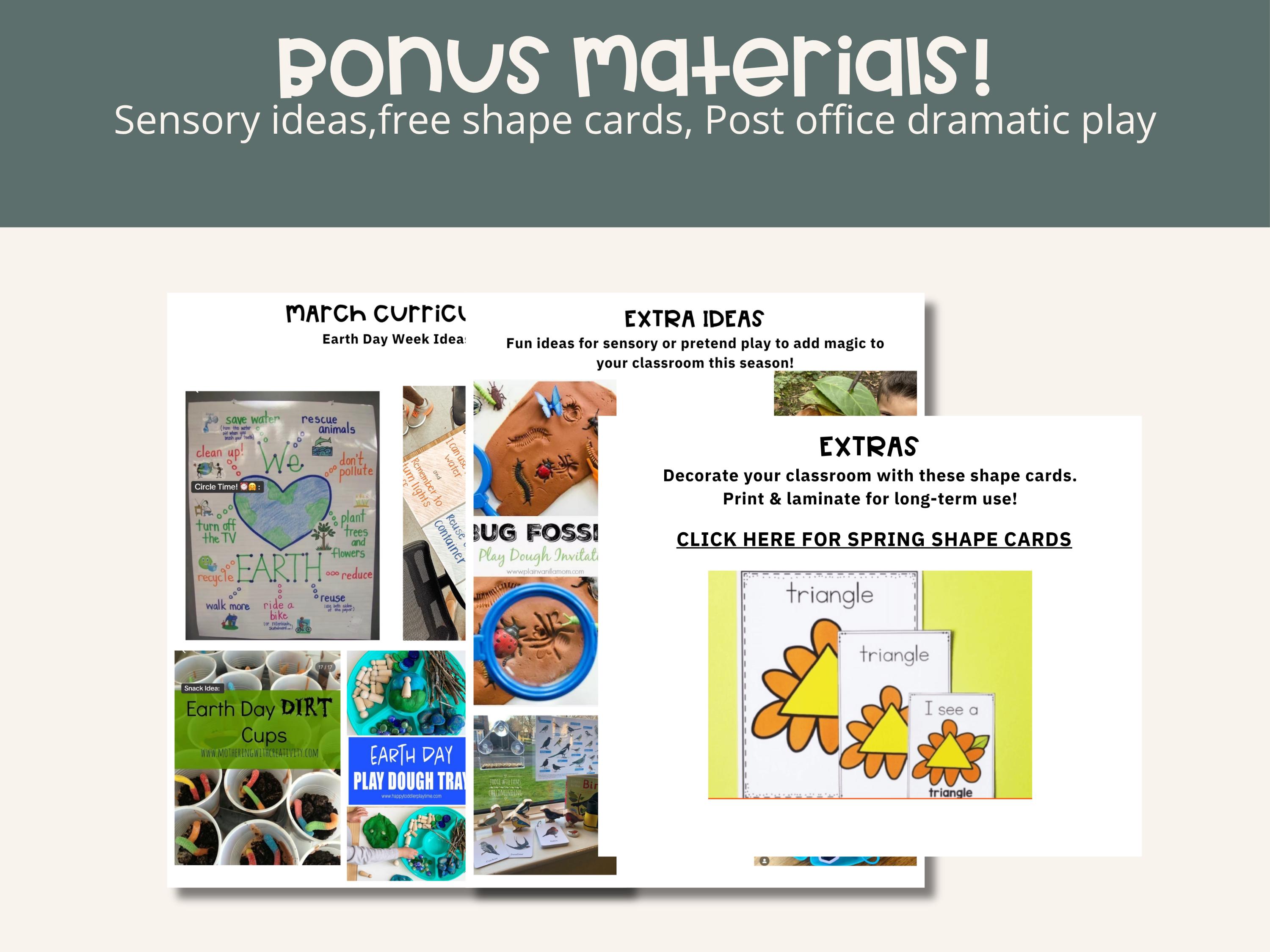 APRIL Preschool Curriculum / Daycare / Preschool / Prek / Lesson Plan ...