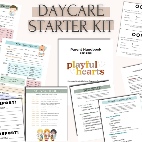 Home Daycare Forms - Etsy