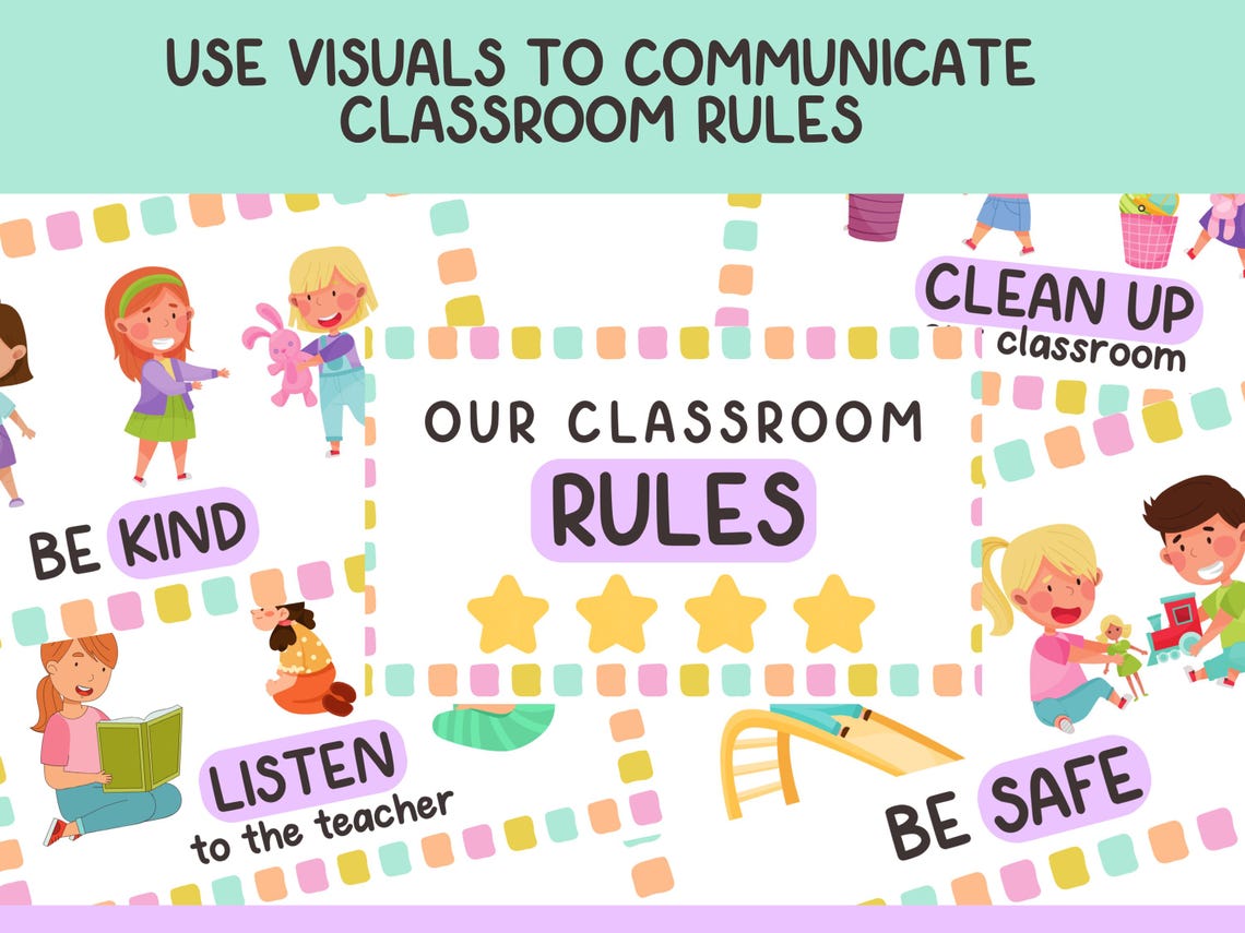 CLASSROOM RULES / Exceptions / Daycare / Preschool / Prek ...