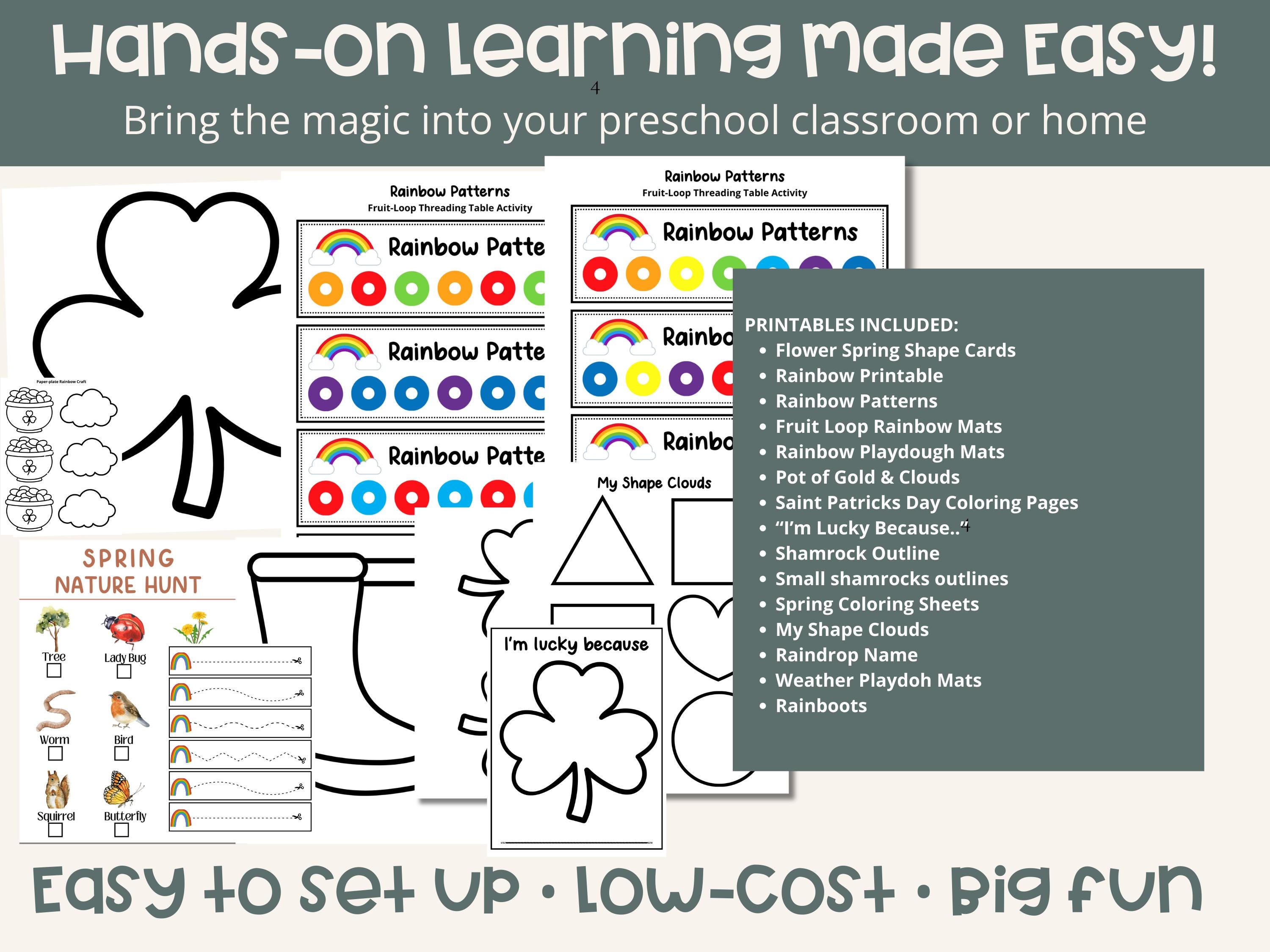 March Preschool Curriculum / Daycare / Preschool / Prek / Lesson Plan ...