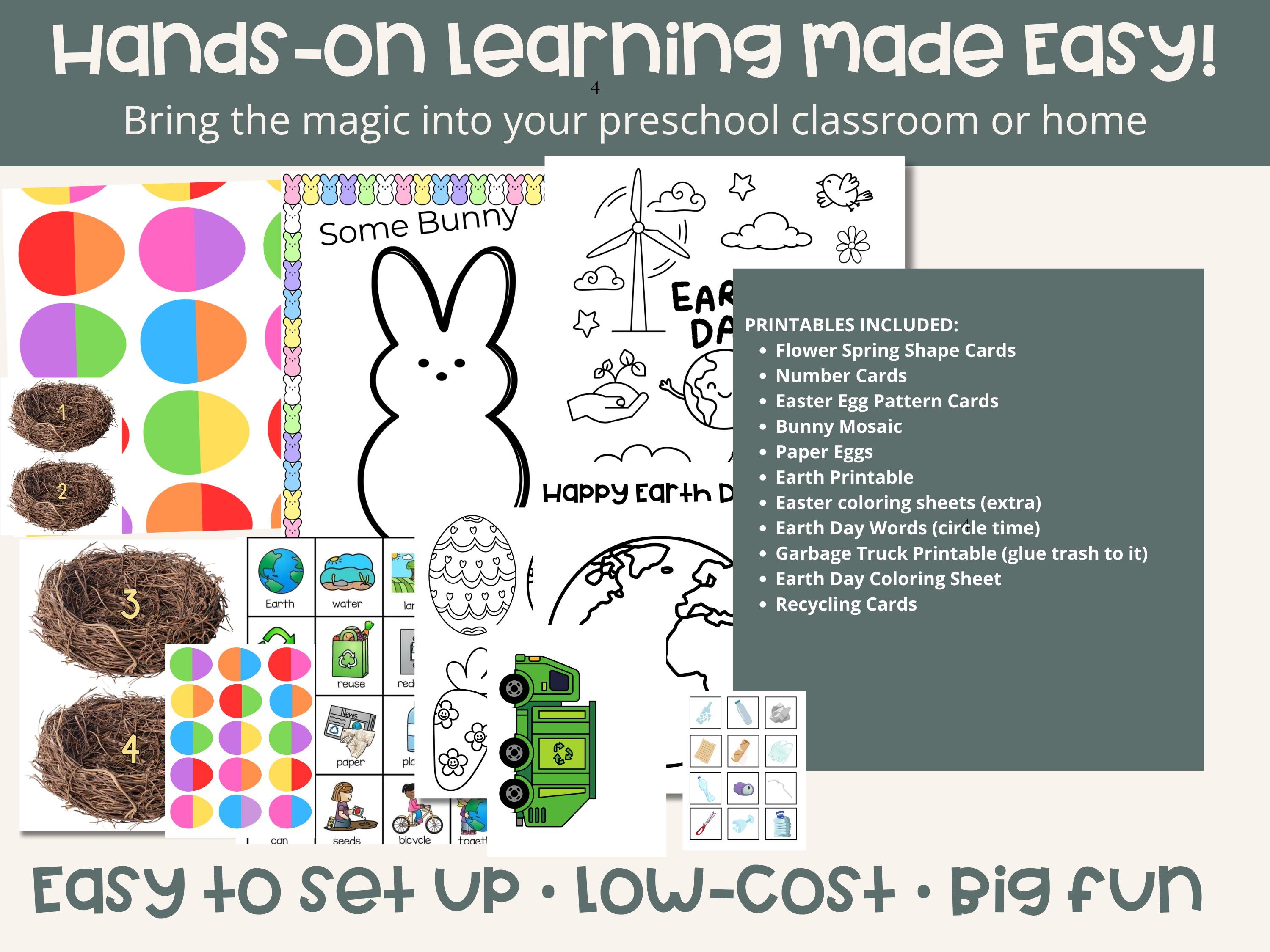 APRIL Preschool Curriculum / Daycare / Preschool / Prek / Lesson Plan ...