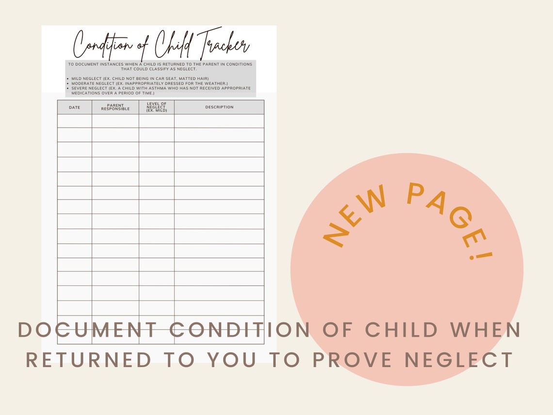 Custody Binder / Coparenting / High-conflict / Narcissist / Court Case ...